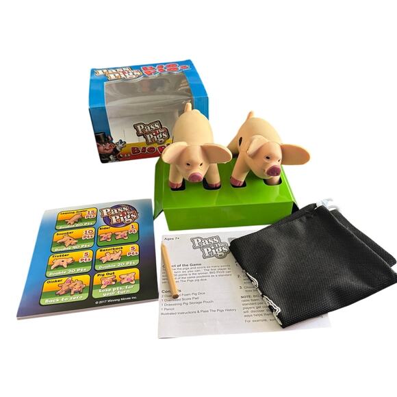Winning Moves | Games | New Winning Moves Pass The Pigs Big Pigs Game ...